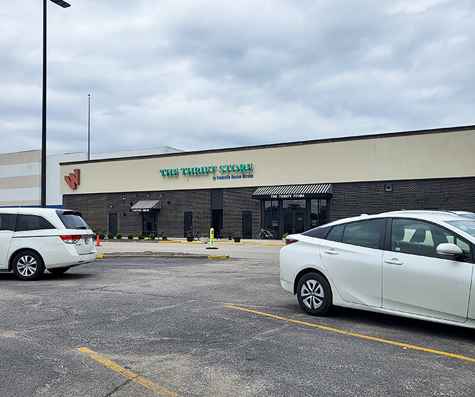 Clean, professional storefronts like this prove that thrift shopping has evolved into a sophisticated retail experience for everyone.
