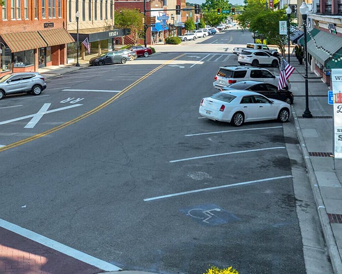 Brick storefronts and welcoming sidewalks make Tifton shopping an experience rather than a chore.