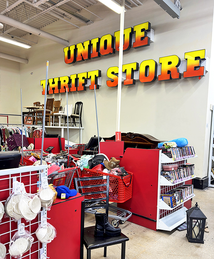 The cheerful storefront and organized interior promise a shopping experience that won't leave you feeling overwhelmed or frustrated.