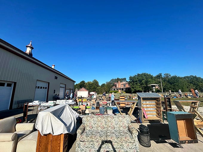 When vendors spread their wares across gravel lots, you know you're about to find some serious country gold.