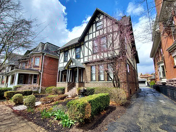 This Tudor-style gem brings storybook charm to Wilkes-Barre, a timeless reminder of craftsmanship and neighborhood pride.