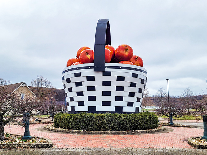 World's Largest Apple Basket: An apple a day? This basket could supply a small town for months with its gigantic fruit.