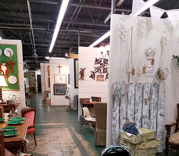 Room after room reveals itself like chapters in a novel &ndash; each with its own characters in the form of vintage treasures. 