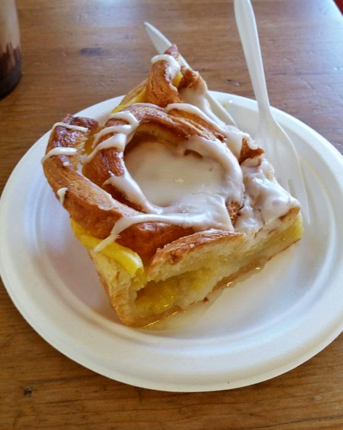 This cinnamon roll with icing isn't just a pastry – it's a warm hug for your taste buds that makes Monday mornings bearable again.