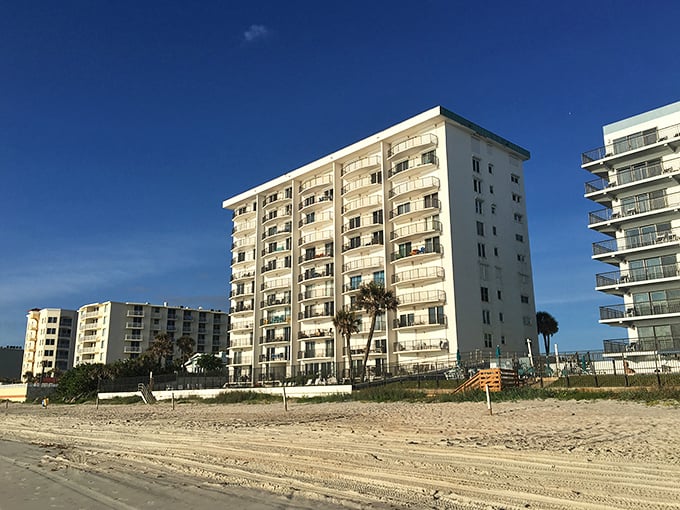 These beachfront condos aren't just buildings; they're front-row tickets to nature's greatest show: sunrise over the Atlantic, performed daily.