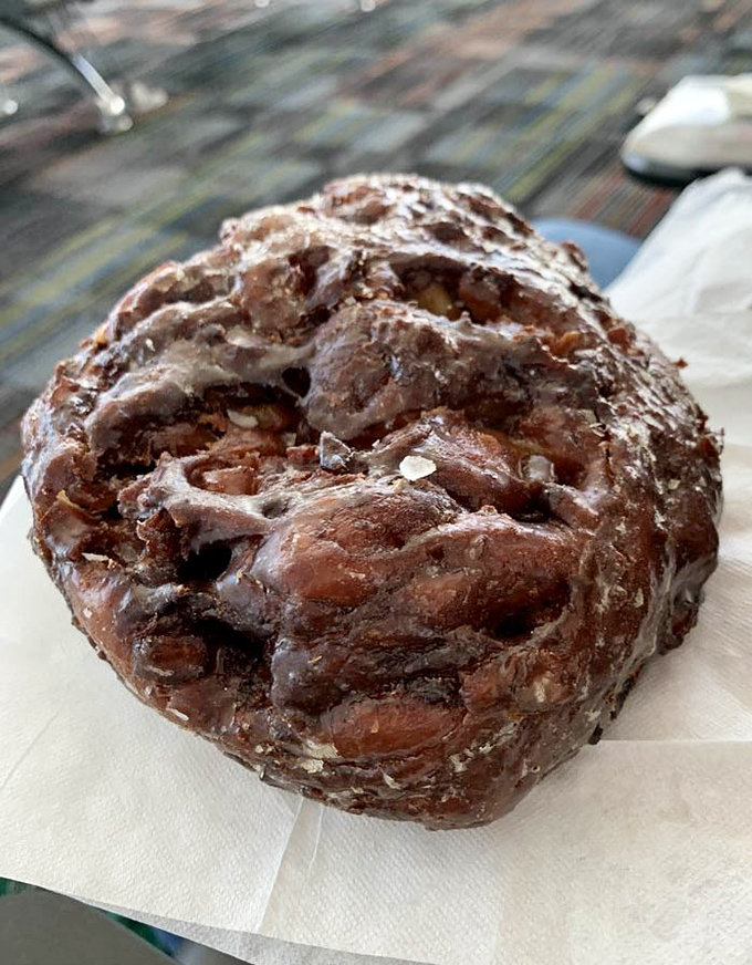 The apple fritter: where fruit technically makes an appearance, allowing you to tell yourself this absolutely counts as a serving of produce.