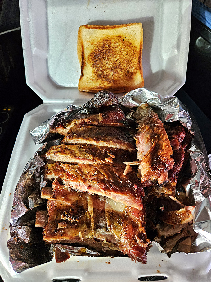 These ribs don't need a fancy introduction&mdash;they've got that perfect bark, smoke ring, and fall-off-the-bone tenderness that speaks for itself.