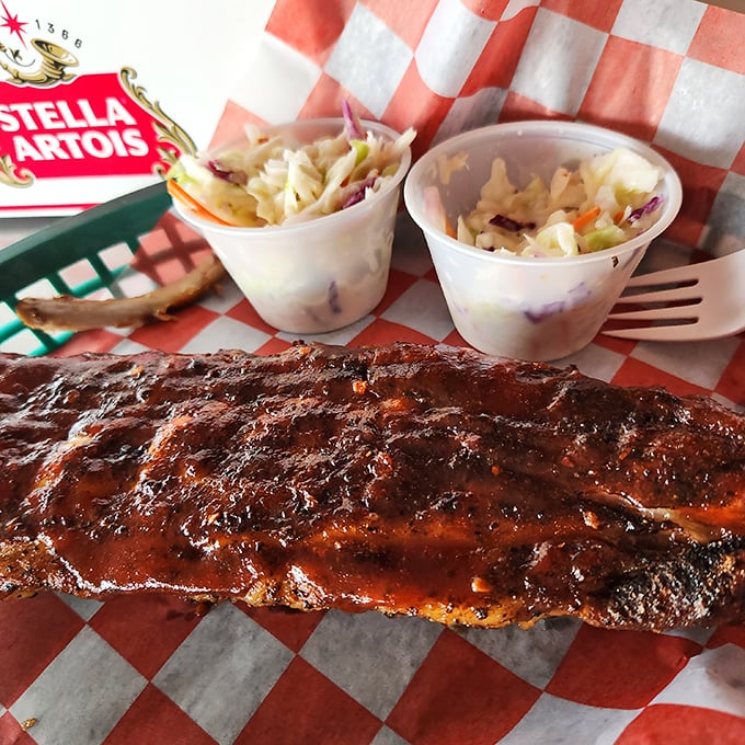 BBQ ribs that don't just fall off the bone &ndash; they practically leap into your mouth with smoky, saucy enthusiasm.