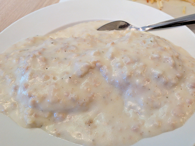 Biscuits and gravy: the breakfast equivalent of a weighted blanket. This plate doesn't just feed you&mdash;it hugs your soul.