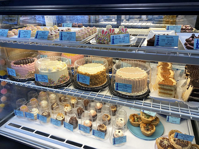 A display case that turns adults into wide-eyed children. "I'll take one of everything" isn't just a phrase&mdash;it's a survival strategy.