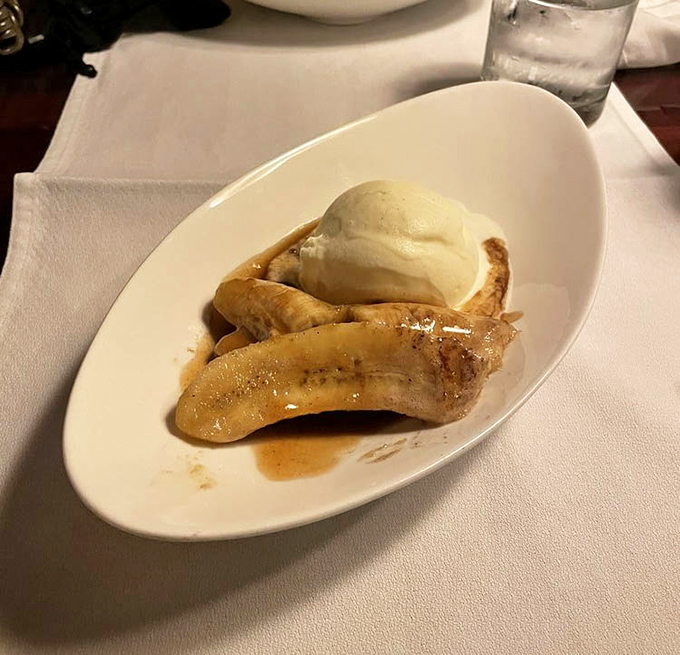 Bananas Foster's simplicity is its genius&mdash;caramelized fruit and ice cream creating a hot-cold romance that never goes out of style.