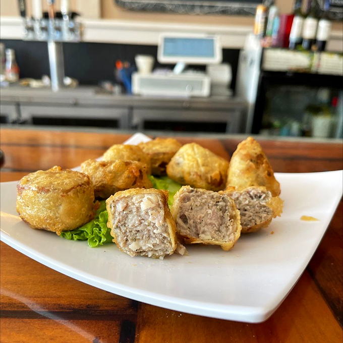 These golden-fried banger bites prove that British cuisine has evolved far beyond the "boil everything" reputation of yesteryear.