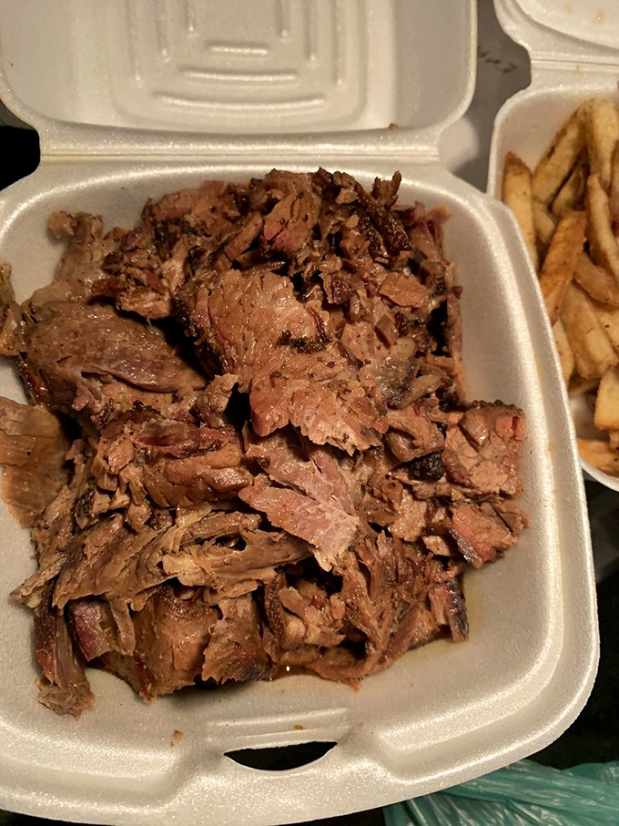 Brisket so tender it practically surrenders at the sight of your fork. The pink smoke ring is BBQ's equivalent of a gold medal.