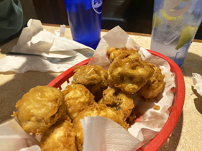 These beer-battered mushrooms aren't just appetizers &ndash; they're little flavor bombs waiting to explode with each perfectly crispy, juicy bite.