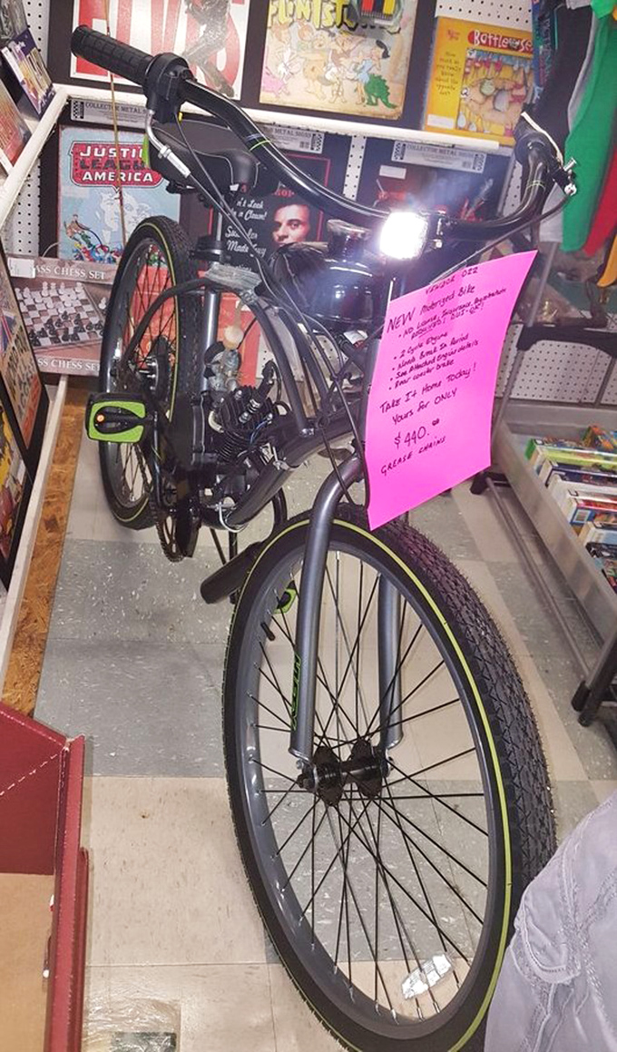 Remember when bikes had character? This two-wheeled time machine awaits a new owner to create fresh adventures.