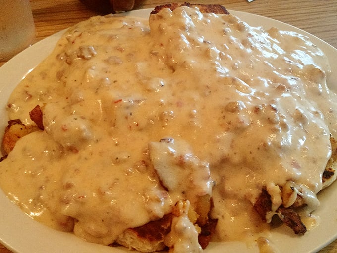 Biscuits swimming in creamy gravy create the kind of comfort food that heals both body and soul.