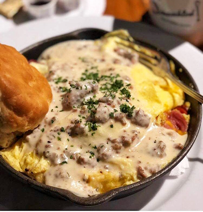 These biscuits and gravy could broker peace treaties&mdash;comfort food at its most diplomatic.