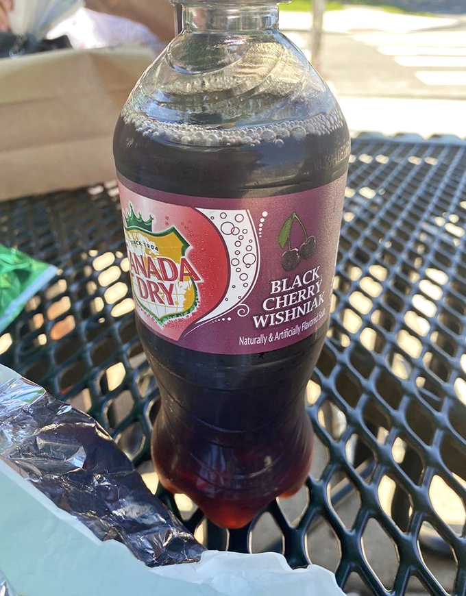 What pairs better with a cheesesteak than Black Cherry soda? The sweet-tart bubbles cut through the richness like they were made for each other.