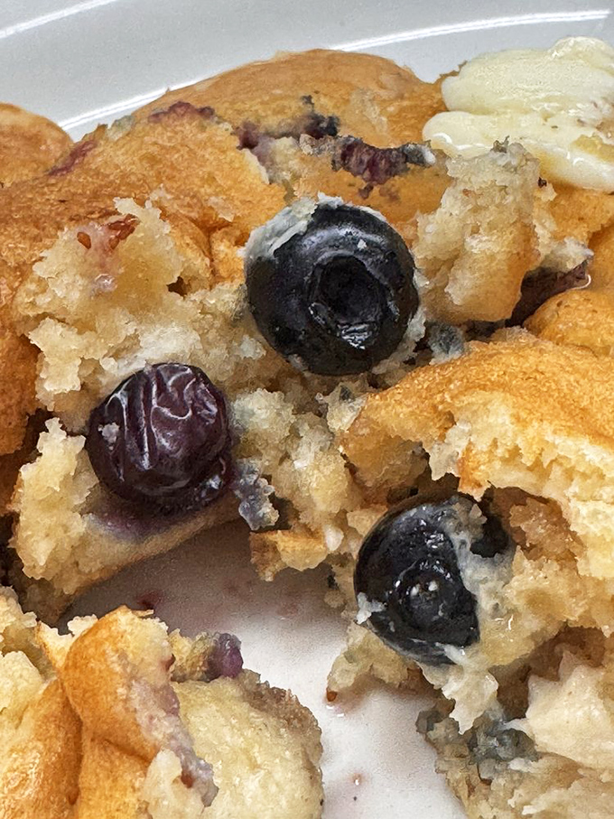 These blueberry pancakes aren't just breakfast&mdash;they're edible art. Each berry bursts with flavor that no Instagram filter could ever capture.