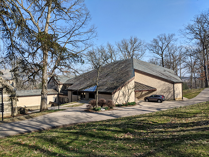 Not your average campus building. Bolton Theater's distinctive architecture houses performances that consistently punch above Gambier's weight class.