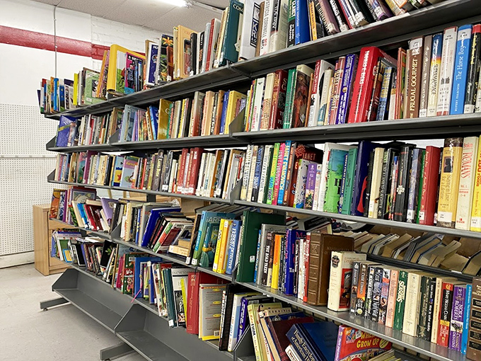 The book section rivals your local library, minus the late fees and with prices that make building your home collection actually affordable.