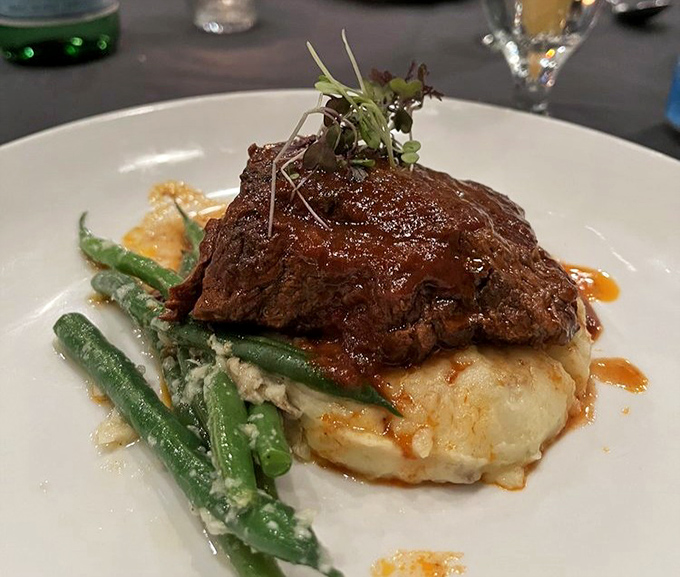 These braised short ribs don't just fall off the bone&mdash;they practically leap onto your fork in slow motion, begging to be savored with those perfect mashed potatoes.