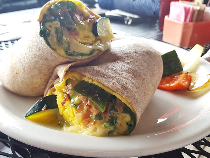 The breakfast burrito that makes Monday mornings bearable. Stuffed with vibrant veggies and wrapped with care&mdash;it's like a warm hug for your taste buds.
