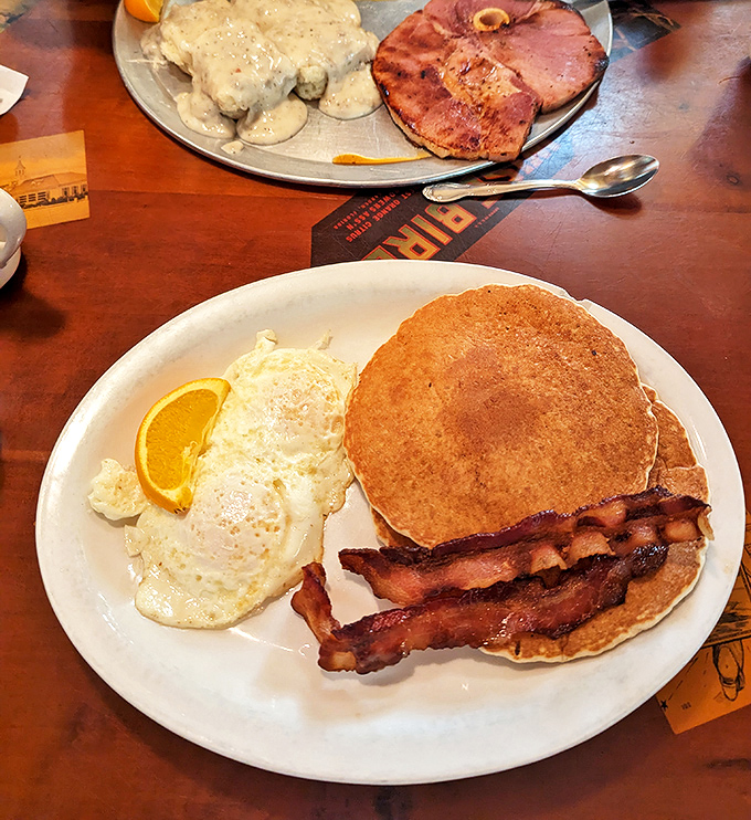 The breakfast platter that launched a thousand road trips and probably a few afternoon naps.