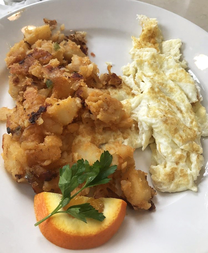 Whoever said "you can't have it all" never met this breakfast plate. The hash browns alone deserve their own Instagram account.