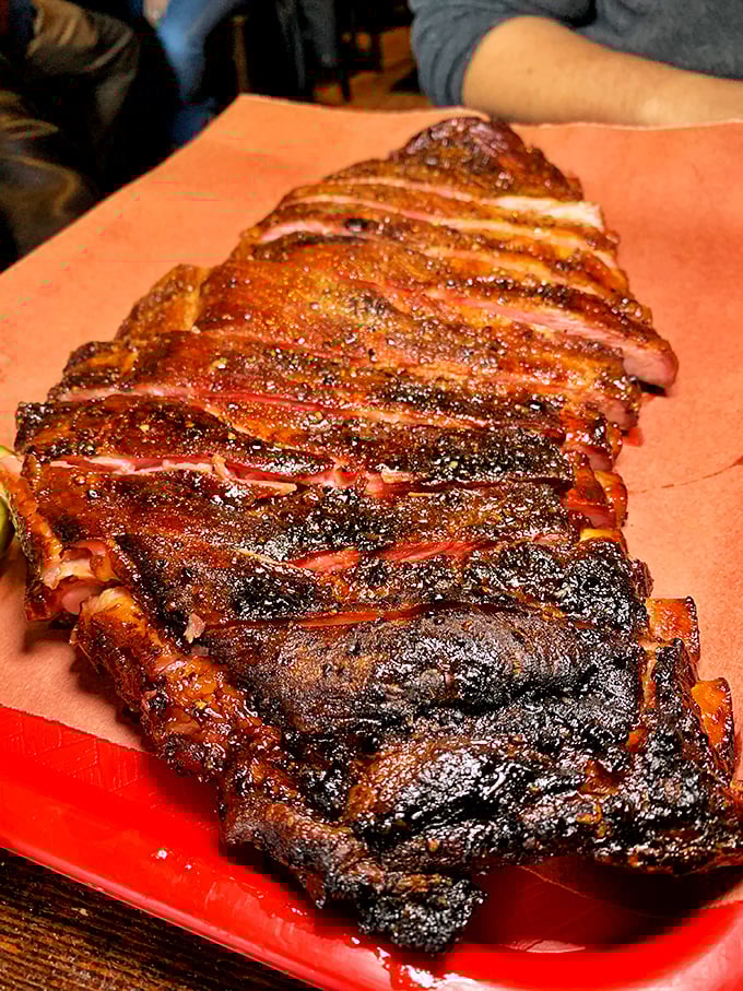 Behold the brisket &ndash; with its glistening bark and perfect pink smoke ring, it's the Mona Lisa of meat, only more satisfying.