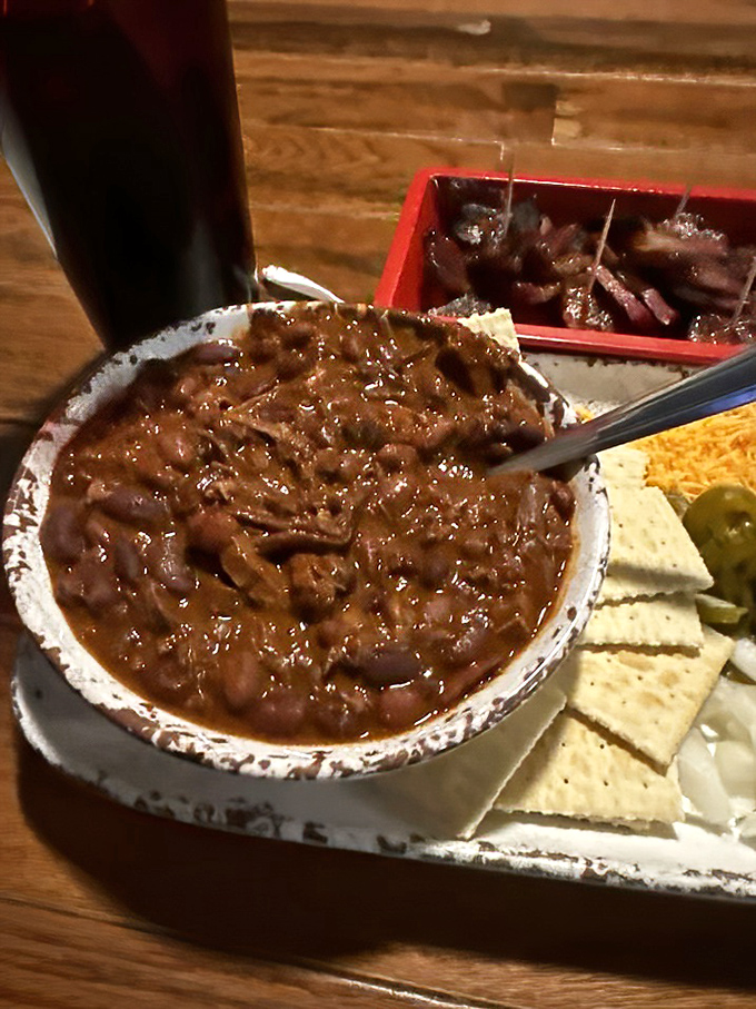 This brisket chili doesn't just warm your soul&mdash;it transforms it. Served with crackers, it's what Campbell's wishes it could be when nobody's looking.