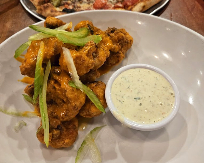 Buffalo cauliflower that proves vegetables can party too—crispy, saucy, and ready to convert even the most dedicated carnivores.