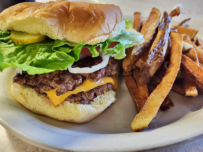 This burger doesn't need trendy toppings or a fancy name &ndash; just quality beef, proper seasoning, and the confidence that comes from decades of practice.