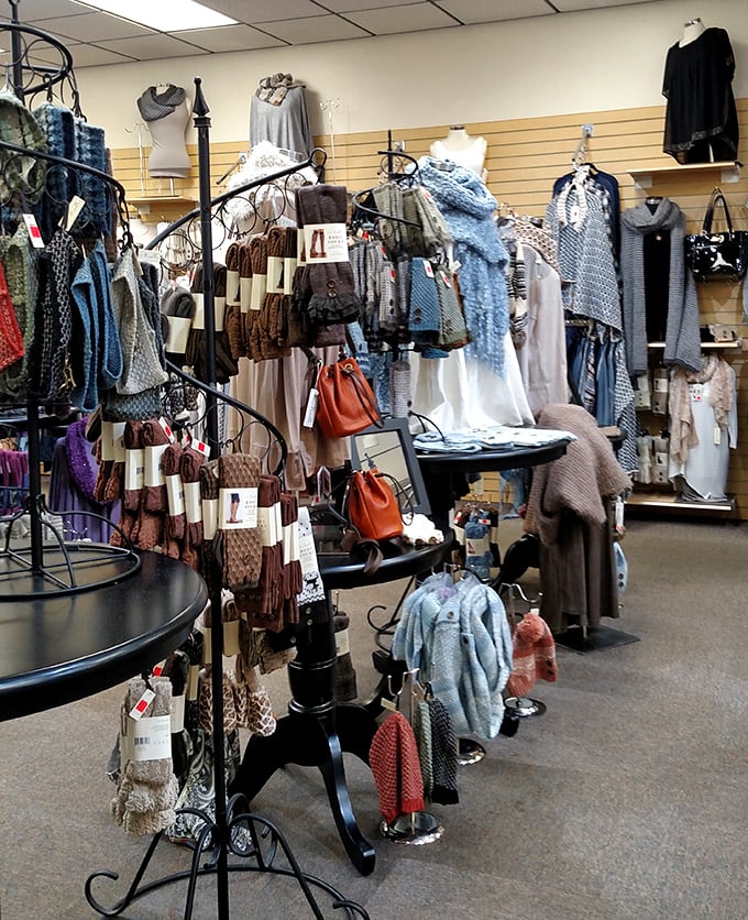 Fashion finds hang with surprising elegance. That blue scarf isn't just an accessory&mdash;it's the missing piece your wardrobe has been crying out for.