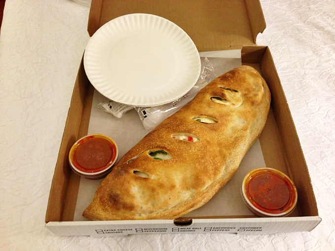 The calzone: Italy's answer to the Hot Pocket, if Hot Pockets went to culinary school in Naples and graduated with honors.