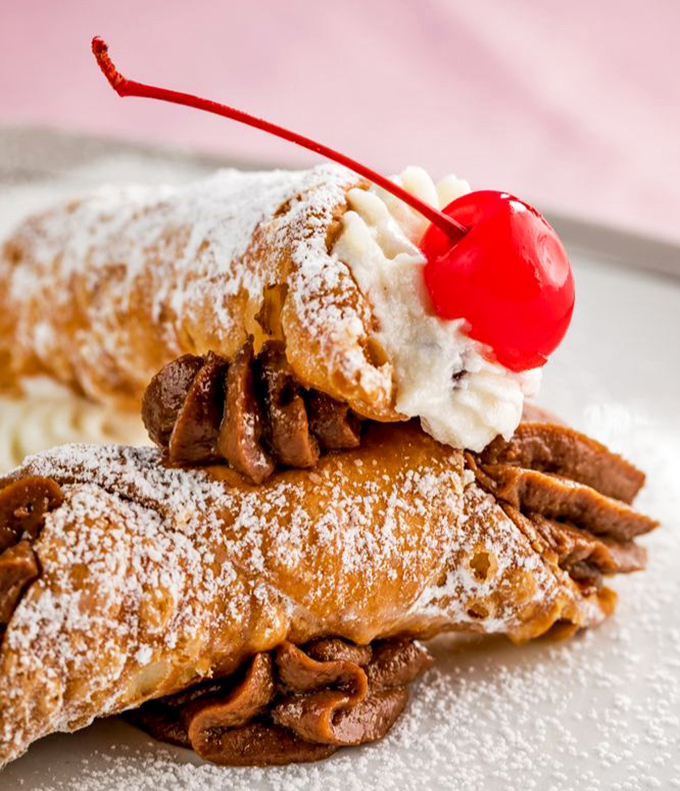 The cannoli&mdash;crisp, golden shells filled with sweet ricotta&mdash;would make any Sicilian grandmother nod in silent approval.