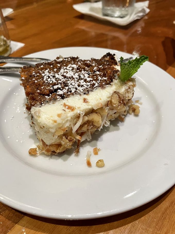 Not just dessert but an architectural achievement &ndash; layers of flavor and texture that make you want to eat slowly, savoring each perfect bite.