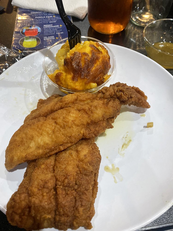 Crispy catfish that would make fishing enthusiasts hang up their rods. Why catch when you can just order perfection?