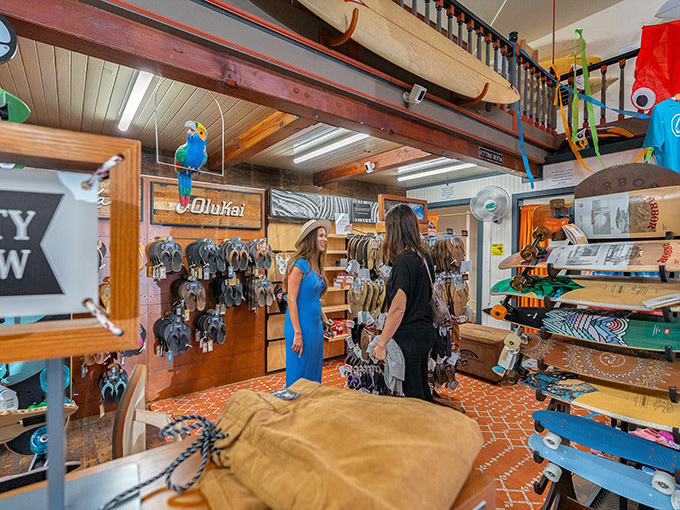 Inside Cayucos Surf Co, where beach culture isn't manufactured but marinated in decades of salt water and California sunshine.