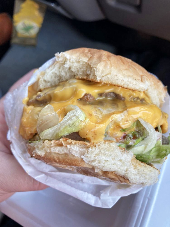 The cheeseburger that launched a thousand cravings&mdash;melty American cheese cascading over beef with that perfect hint of lettuce crunch.