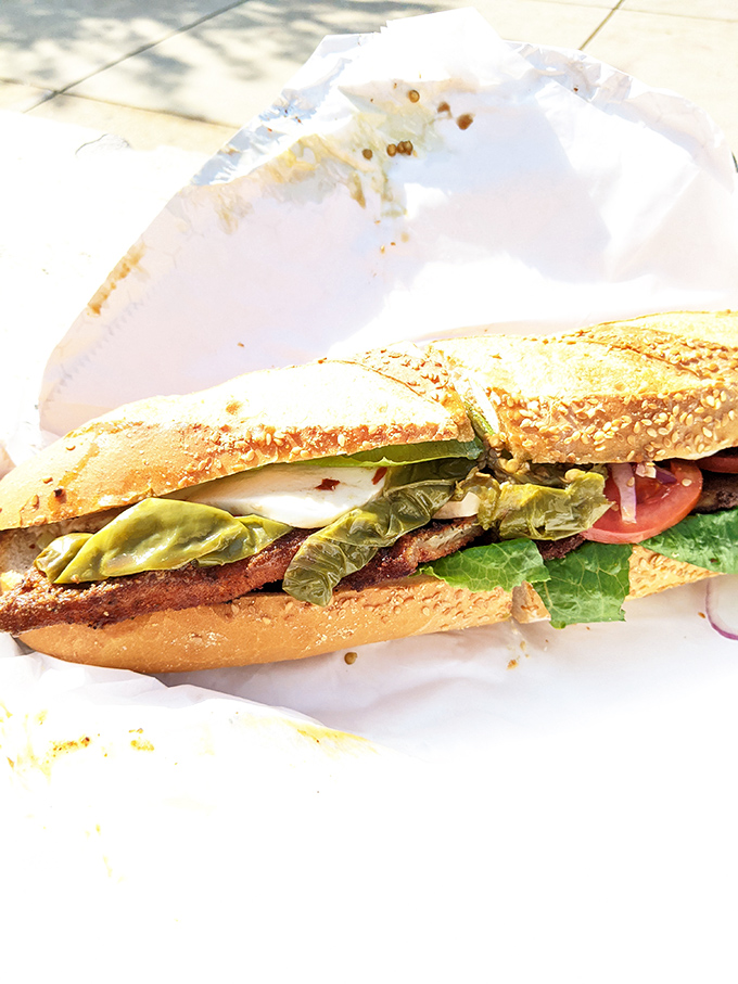 The South Philly Cutlet with broccoli rabe and sharp provolone: a sandwich so good it should have its own zip code.