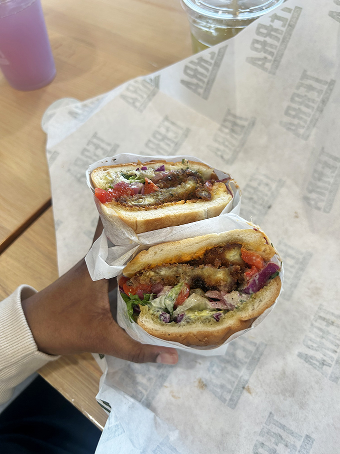 That chicken cutlet sandwich isn't just big &ndash; it's Florida big. The kind of sandwich that requires both hands and possibly a nap afterward.