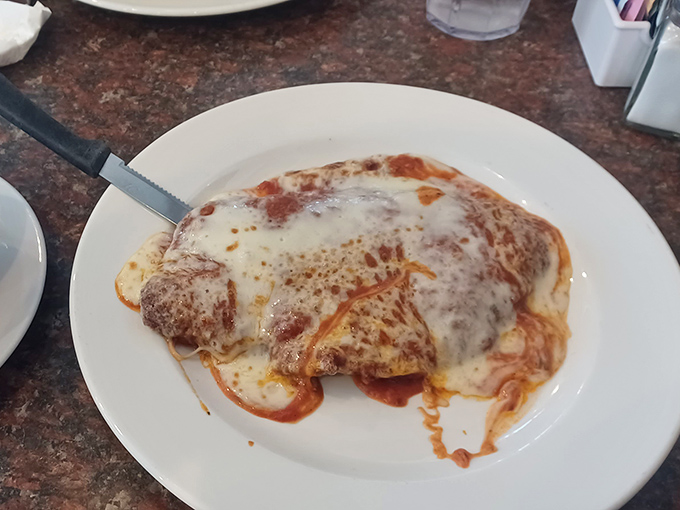 Behold the chicken parm in all its saucy, cheesy glory&mdash;where Italian-American comfort meets Pennsylvania hospitality under a blanket of melted mozzarella.