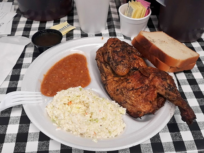 The legendary chicken plate that inspired our journey&mdash;perfectly smoked, gloriously seasoned, and paired with sides that refuse to be upstaged.
