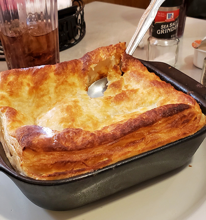 That magical moment when pastry meets filling in a cast iron skillet &ndash; pure Pennsylvania comfort.