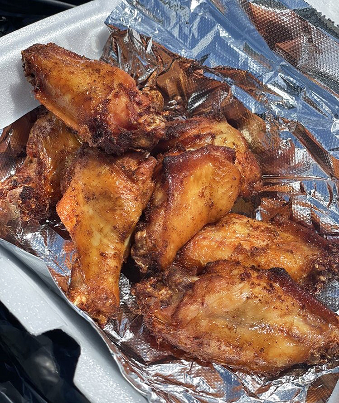 Wings that took the scenic route to your plate&mdash;slow-smoked then fried for that perfect contrast of textures that makes your taste buds do a double-take.