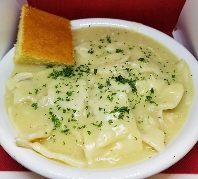 Chicken and dumplings so comforting, they could end family feuds. Grandmothers across Texas are nodding in approval.