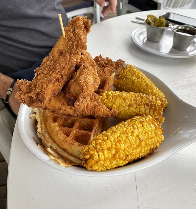 Chicken and waffles: the breakfast-meets-dinner romance that proves some of history's best relationships started as unlikely pairings.