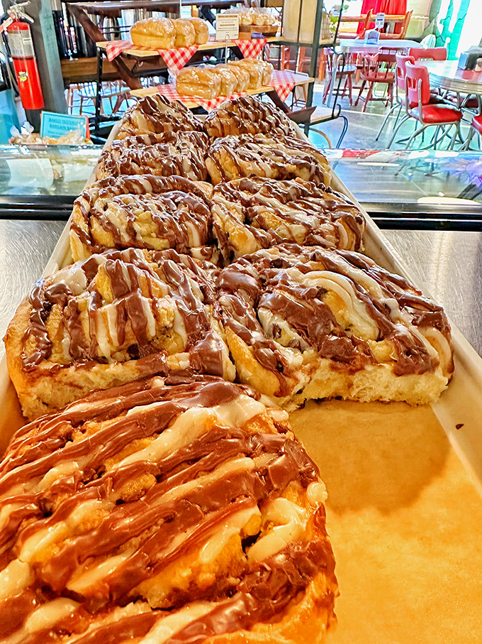 Cinnamon rolls drizzled with chocolate that don't just satisfy your sweet tooth&mdash;they make it write thank-you notes to your taste buds.