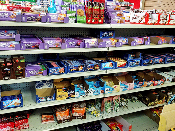 The European chocolate selection that makes American candy bars hang their heads in shame. Milka and friends are waiting for you.